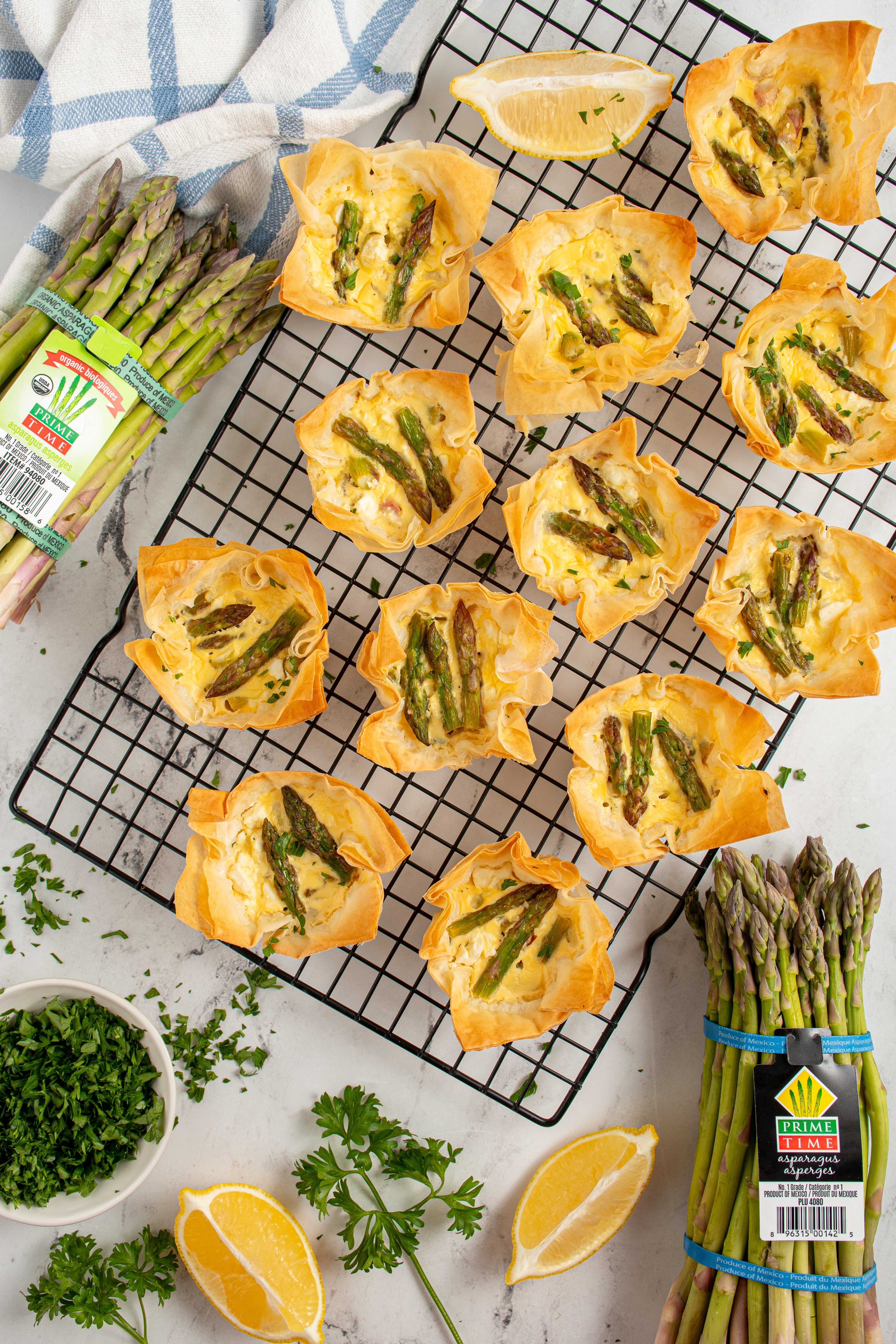 Mini Asparagus Tartlets – Prime Time Produce